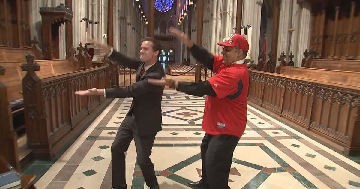 'Baby Shark' craze hits Washington National Cathedral as Nats battle in ...