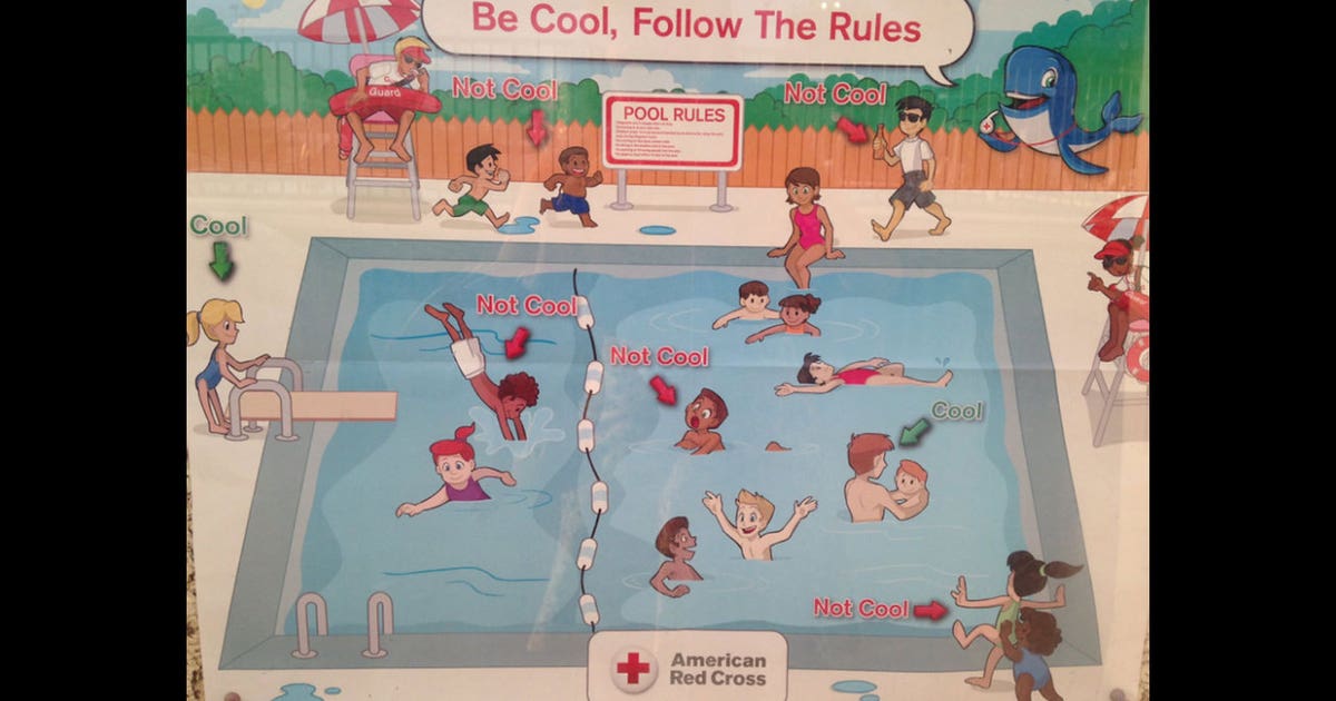 Red Cross pool safety poster called racist | FOX 5 DC