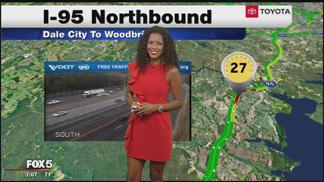 Stacey Rusch has your FOX 5 traffic report