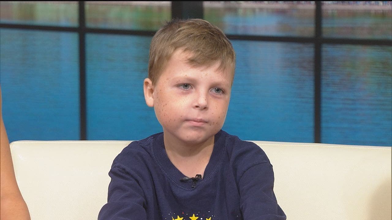 Hope, socks help Michael Erlandson as he battles cancer