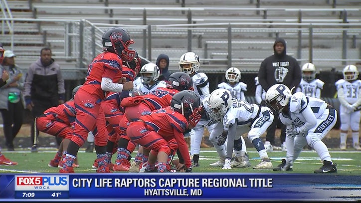 City Life Raptors 8-and-under football team headed to nationals | FOX 5 DC