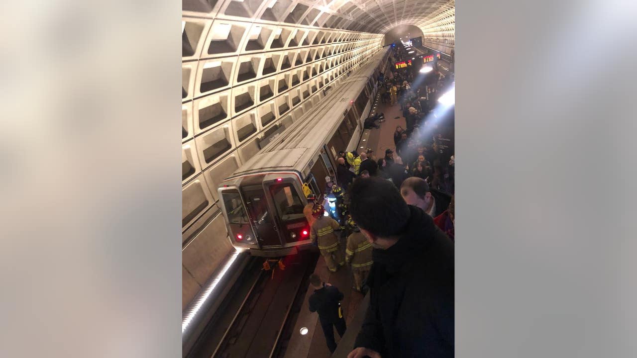 Woman Struck By Train At Court House Metro Station After Experiencing