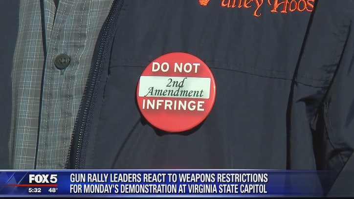 Gun rally leaders react to weapons restrictions in Virginia | FOX 5 DC