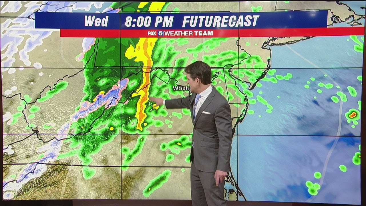 FOX 5 Weather forecast for Wednesday, February 26