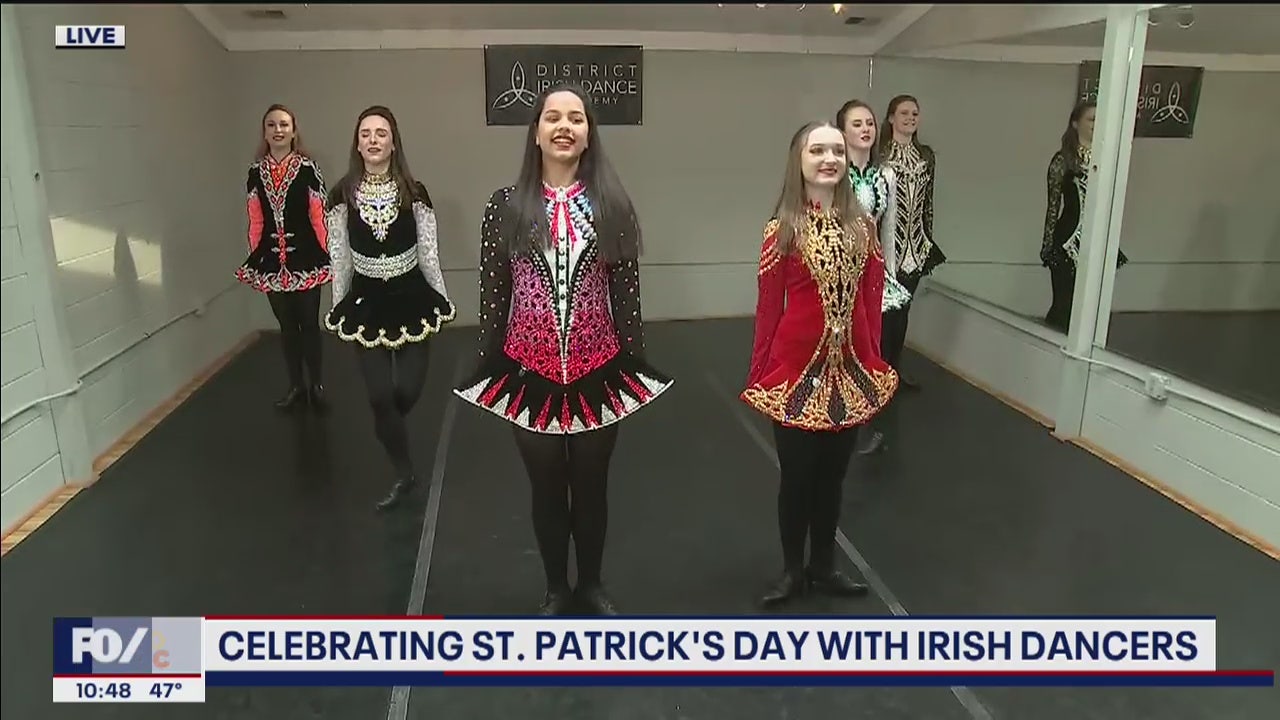 Saint Patrick's Day spirit with the District Irish Dance Team