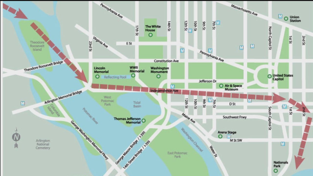 Vintage planes to fly over DC in honor of end of World War II