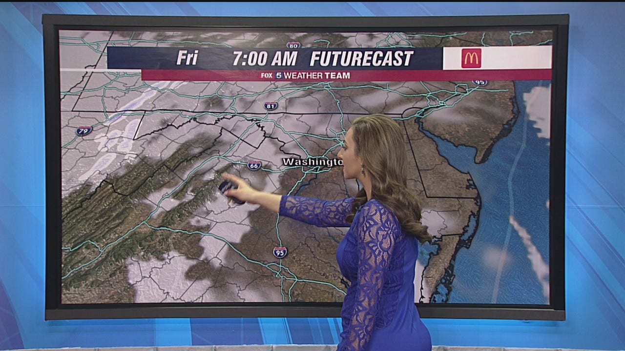 FOX 5 Weather forecast for Friday, December 18