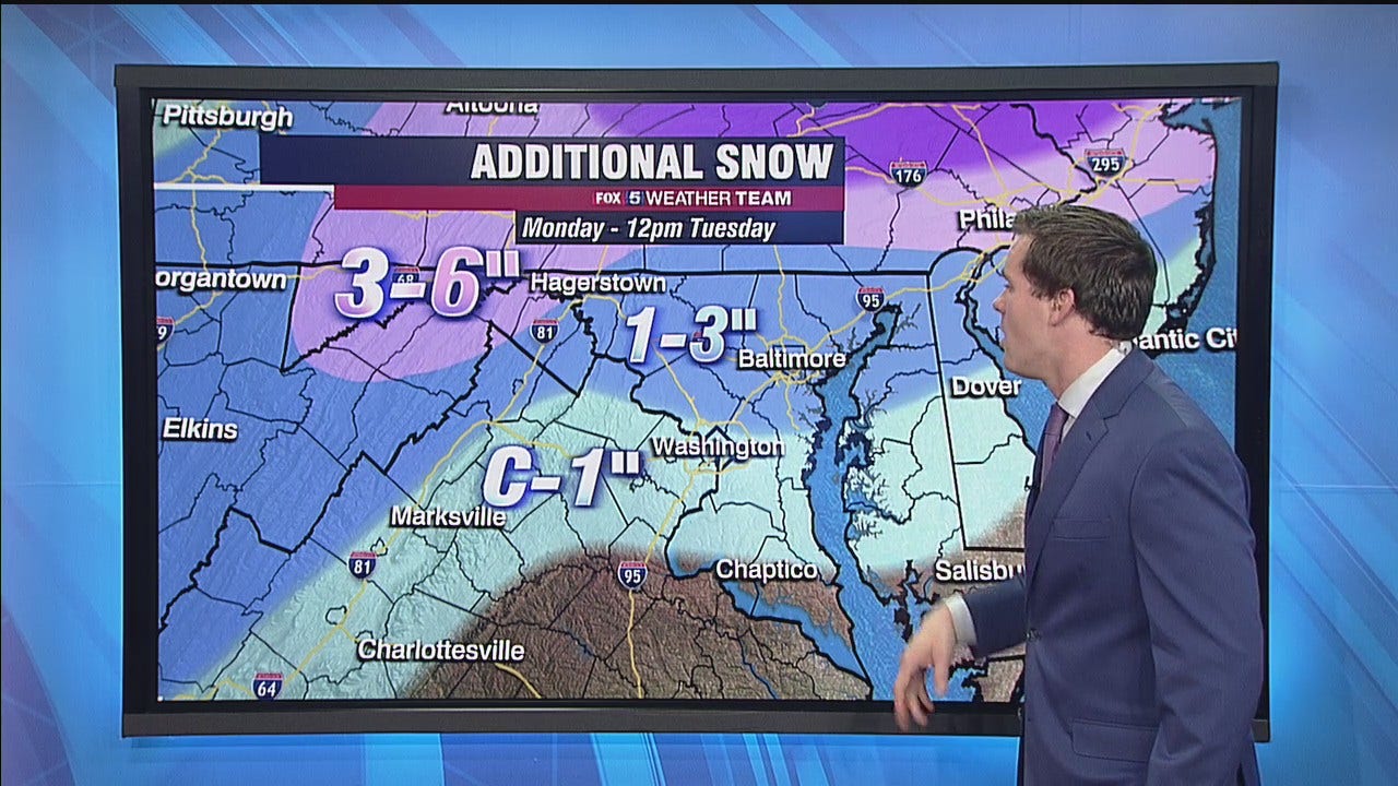 FOX 5 Weather forecast for Monday, February 1
