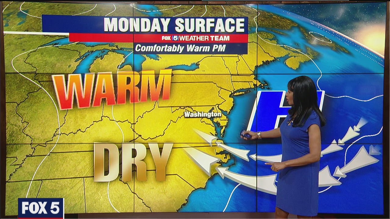 FOX 5 Weather forecast for Monday, May 17