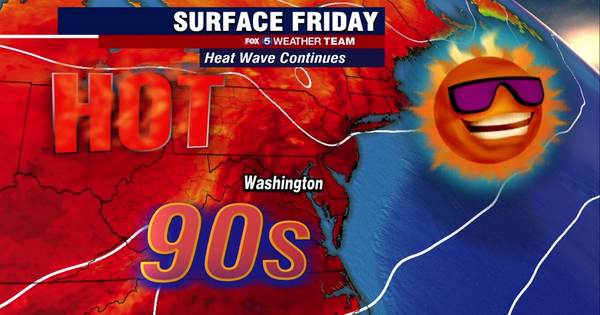 DC Heat Wave: Scorching temperatures Friday with highs near 95 degrees ...