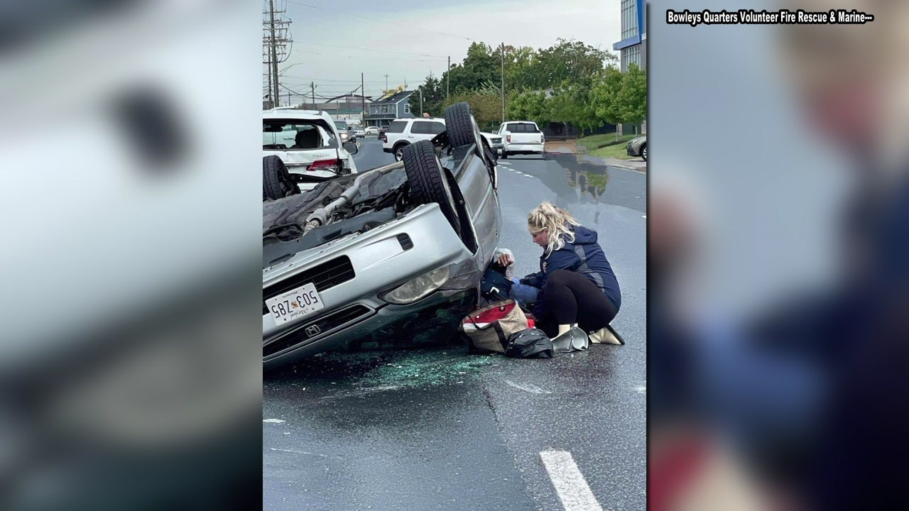 Pregnant Maryland Firefighter Gives Birth Hours After Helping Car Crash