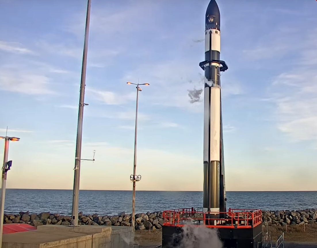 Electron rocket launches from Virginia Space’s Wallops Island facility ...