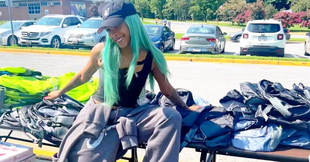 Maryland rapper Rico Nasty hosts back-to-school supply drive at William ...