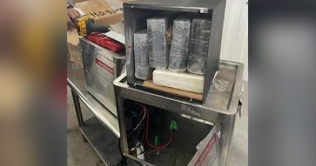 US Customs officers find $768,000 worth of cocaine hidden in ice cream ...