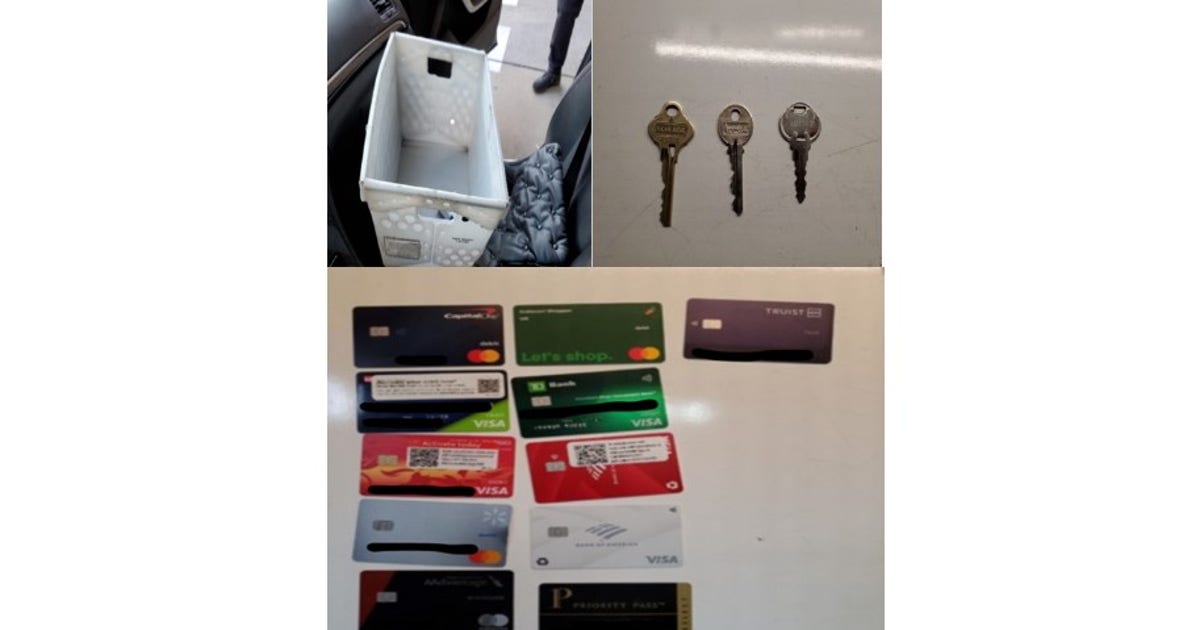 Retail theft crew arrested with 11 stolen credit cards, 3 USPS post ...