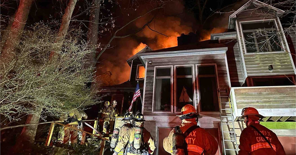 Fairfax County house fire erupts after report of explosion: officials ...