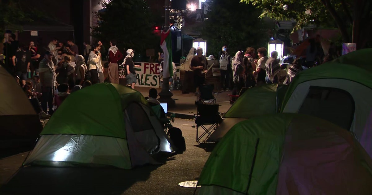 Mixed reaction after DC police clear pro-Palestine demonstrators off of ...