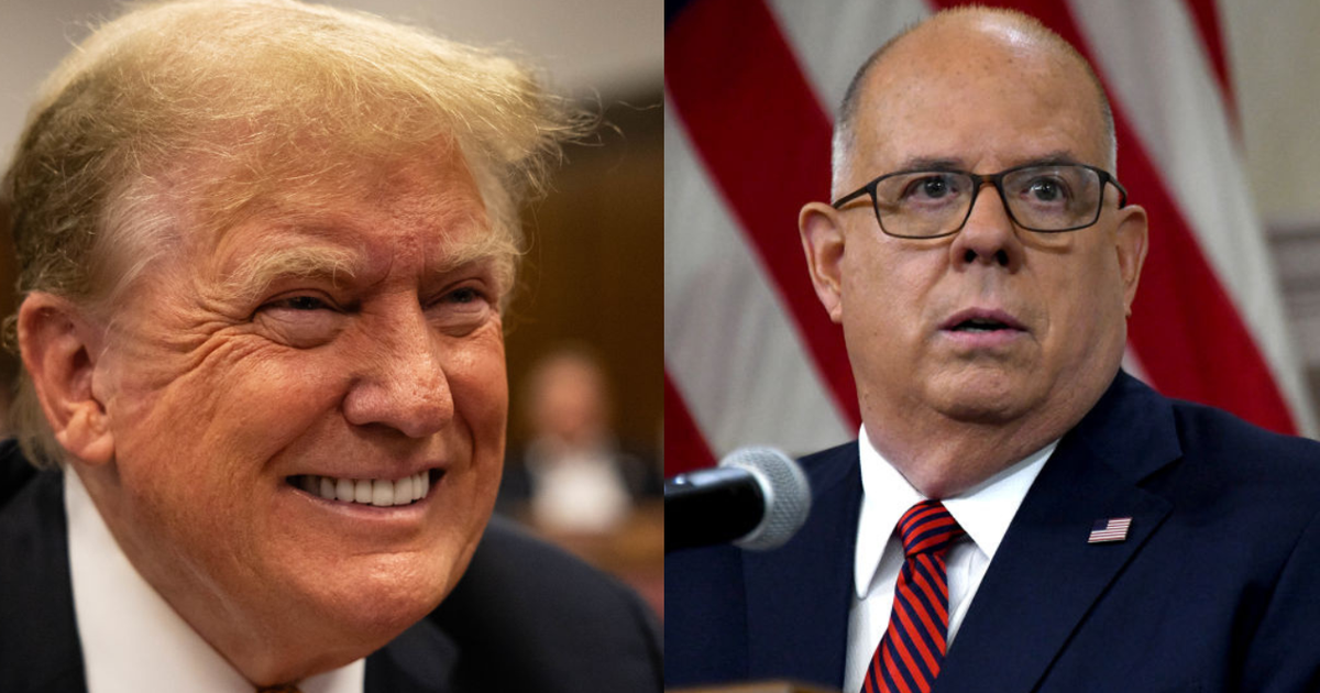 Trump endorses Larry Hogan for Senate seat: 'I'd like to see him win ...