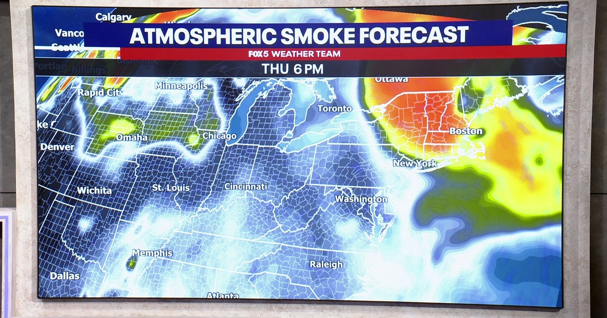 Canadian wildfire smoke brings hazy skies to DC region Thursday | FOX 5 DC