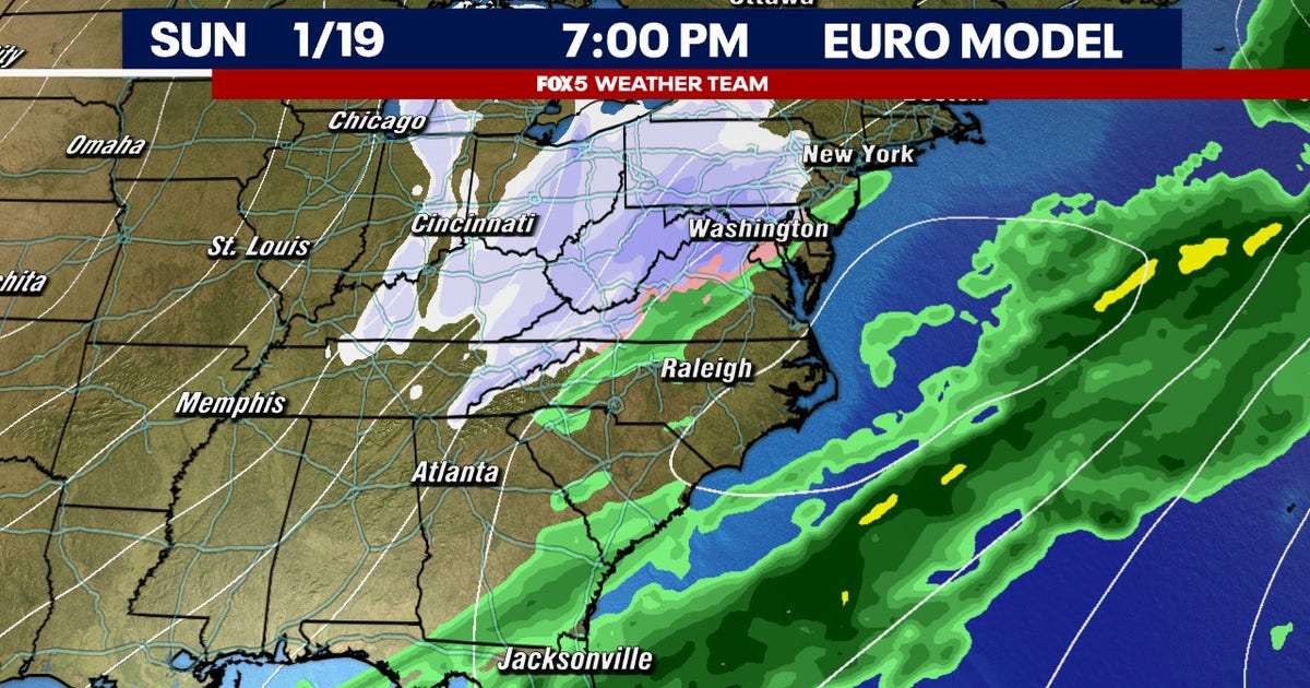 Inauguration Day Forecast: Slight chance for snow showers early Monday ...