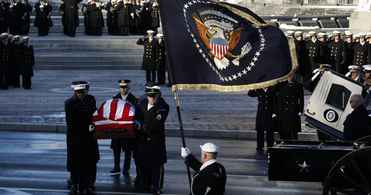 President Jimmy Carter arrives in DC for official state funeral | FOX ...