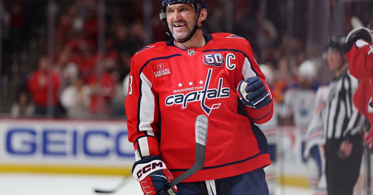 Ovechkin’s hat trick lifts Capitals over Oilers, now 13 goals from ...