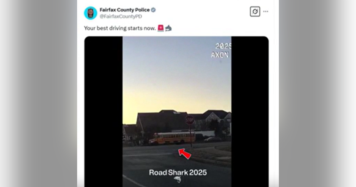 Fairfax County Police '2025 Road Shark Campaign' cracking down on ...