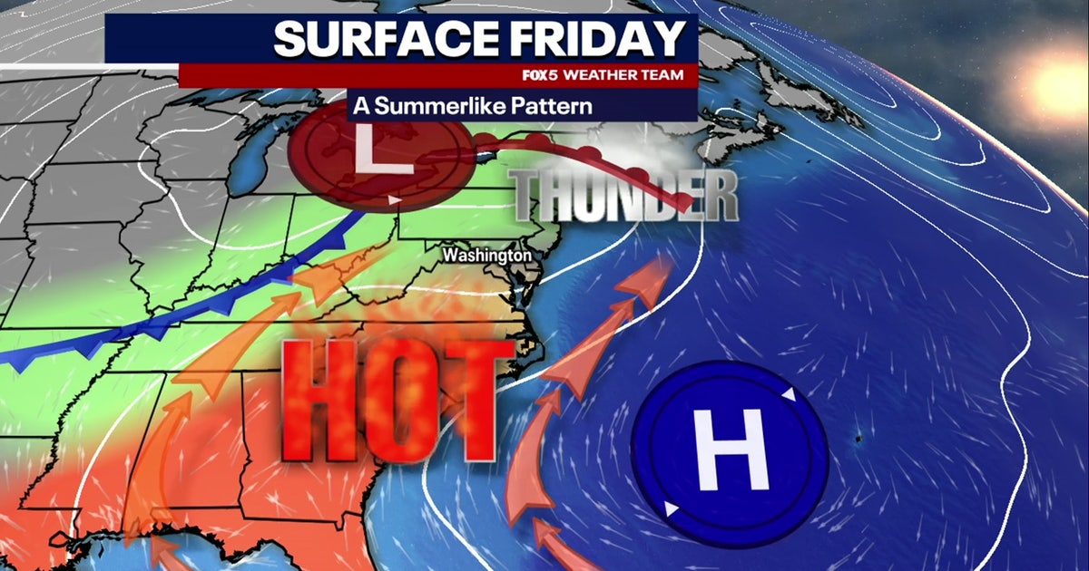 DC weather: Unsettled pattern brings possible showers, storms Friday ...