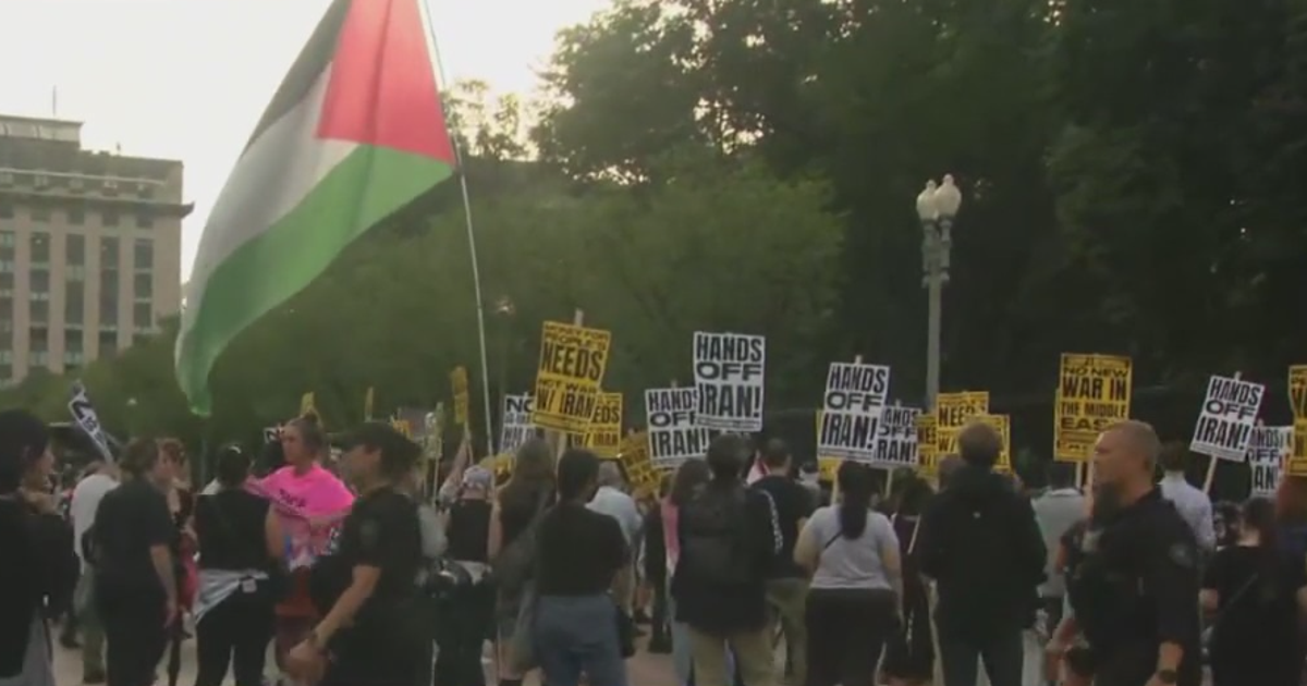 Anti-war protest, organized by pro-Iranian group, underway at Lafayette ...