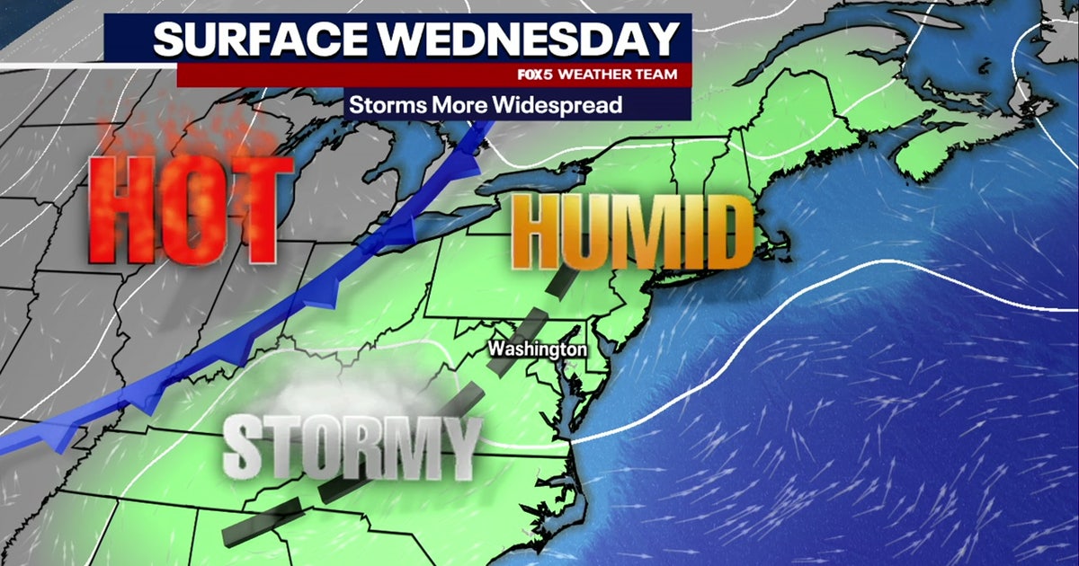 DC weather: Flash flood warning issued as showers and thunderstorms ...