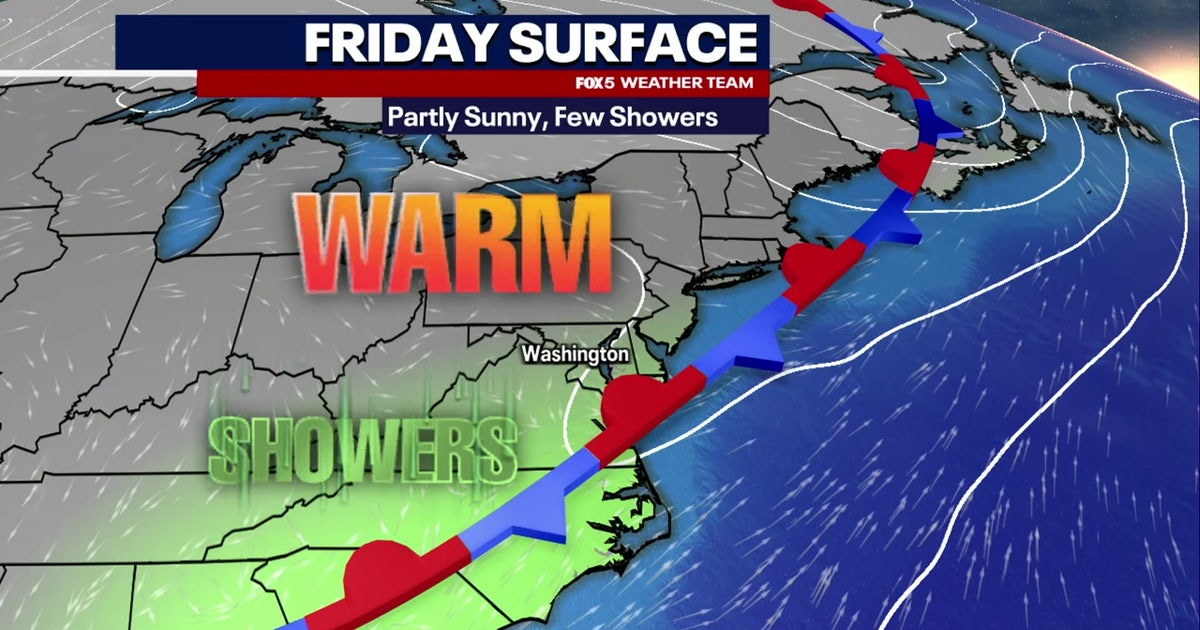 DC weather: Warm Friday ahead of cloudy, rainy weekend | FOX 5 DC