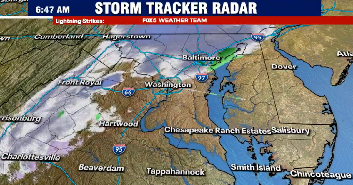 DC Weather: Cold front brings rain, snow, and chilly temperatures | FOX ...