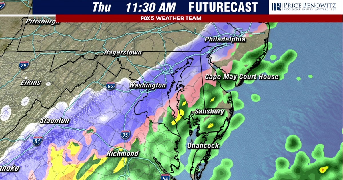 DC weather: Snow falls across parts of DMV Thursday as temperatures ...