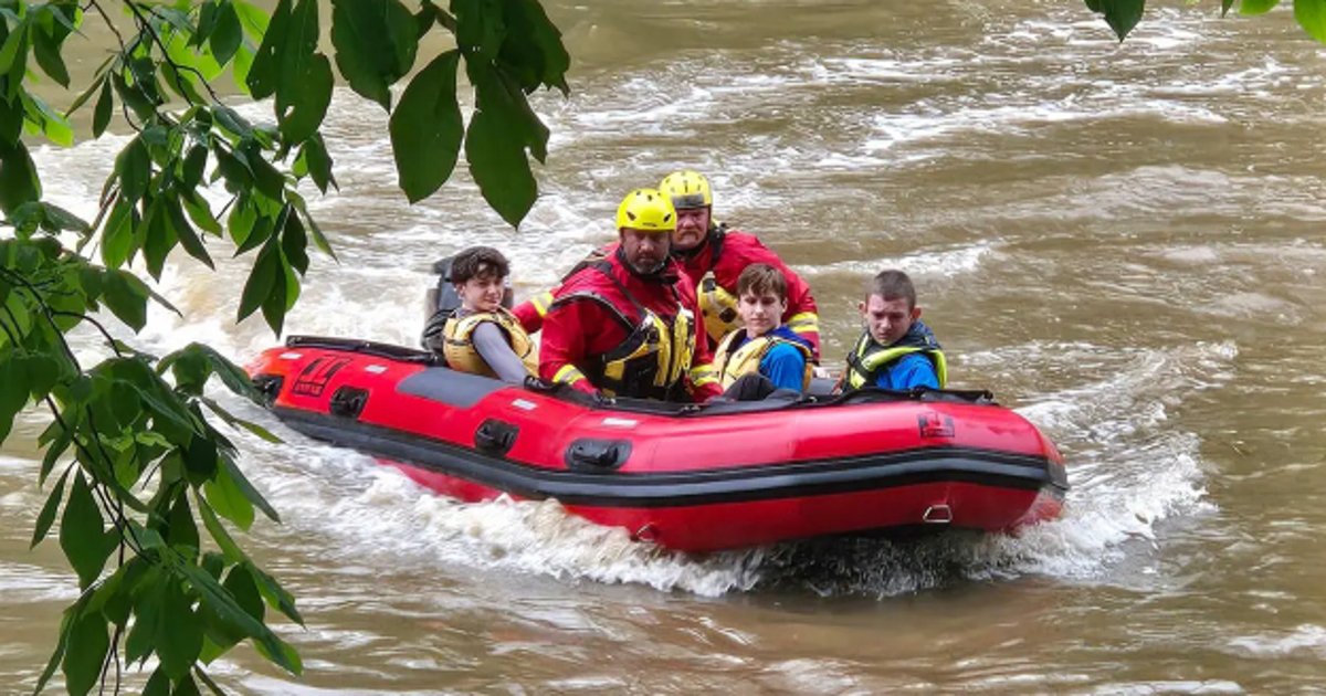 Fairfax Boy Scout troop rescued after river flooding | FOX 5 DC