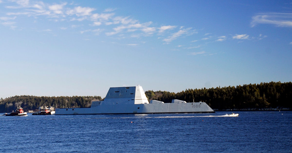 Sleek new destroyer -- Navy's largest -- heads to sea | FOX 5 New York