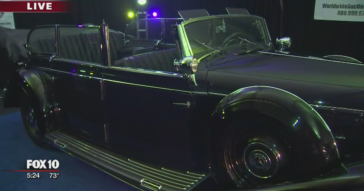 Car once used to shuttle Adolf Hitler being sold at auction | FOX 5 New ...