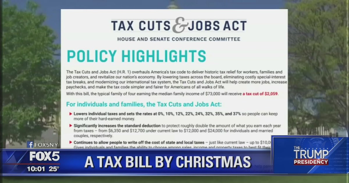 GOP tax reform bill highlights | FOX 5 New York