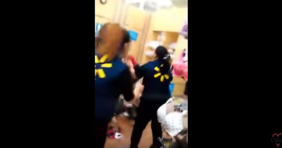 Caught on Camera: Fight Between Two Walmart Employees | FOX 5 New York