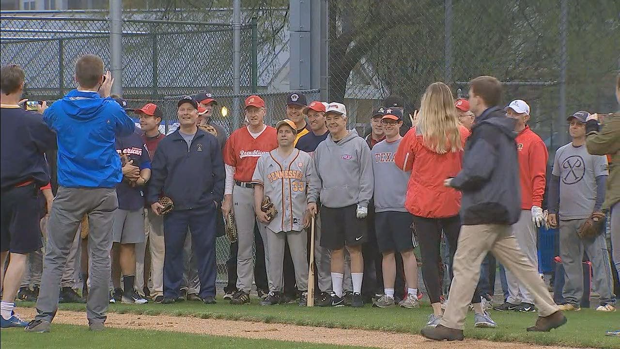 Republicans hold first Congressional Baseball Game practice since 2017 ...