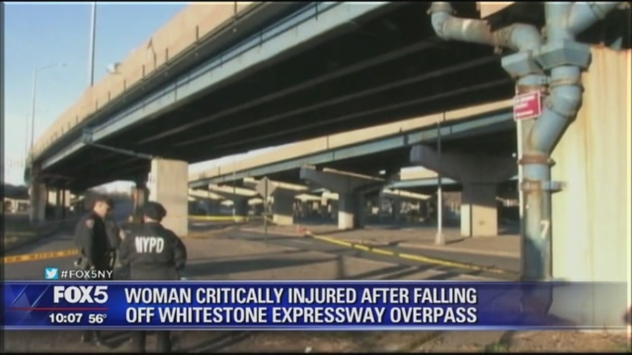 Woman plunges off Whitestone Expwy after accident, in critical ...
