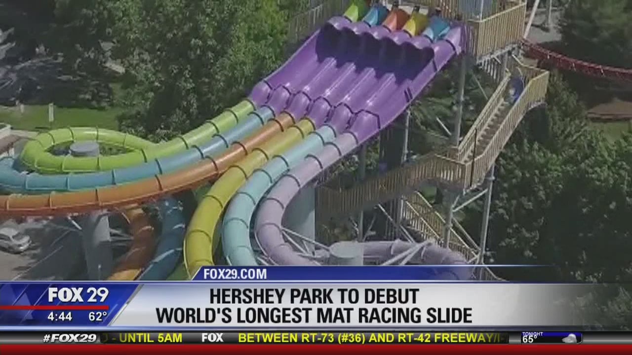 Hersheypark debuting 'world's longest mat racing slide'