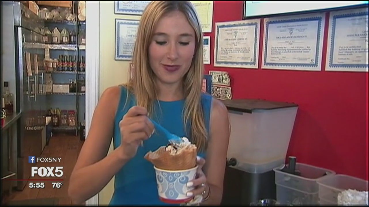Ice cream flash-frozen in front of you | FOX 5 New York