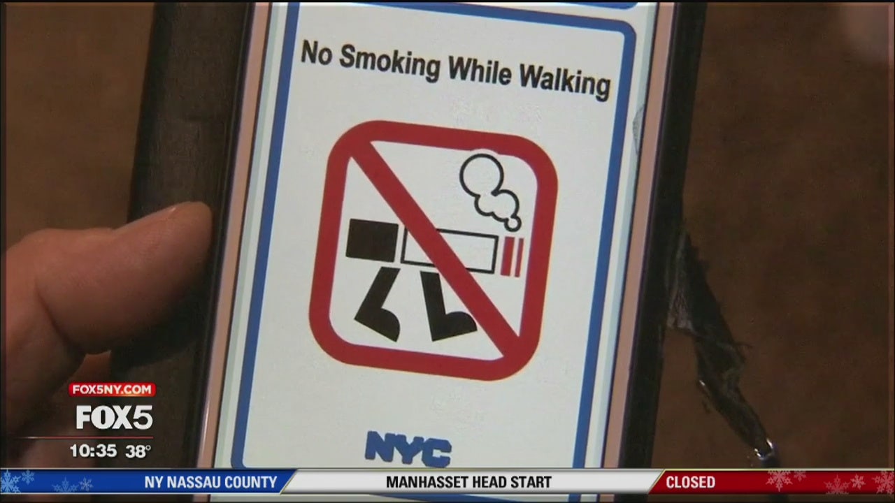 NYC considers making walking and smoking illegal | FOX 5 New York NYC considers making walking and smoking illegal | FOX 5 New York