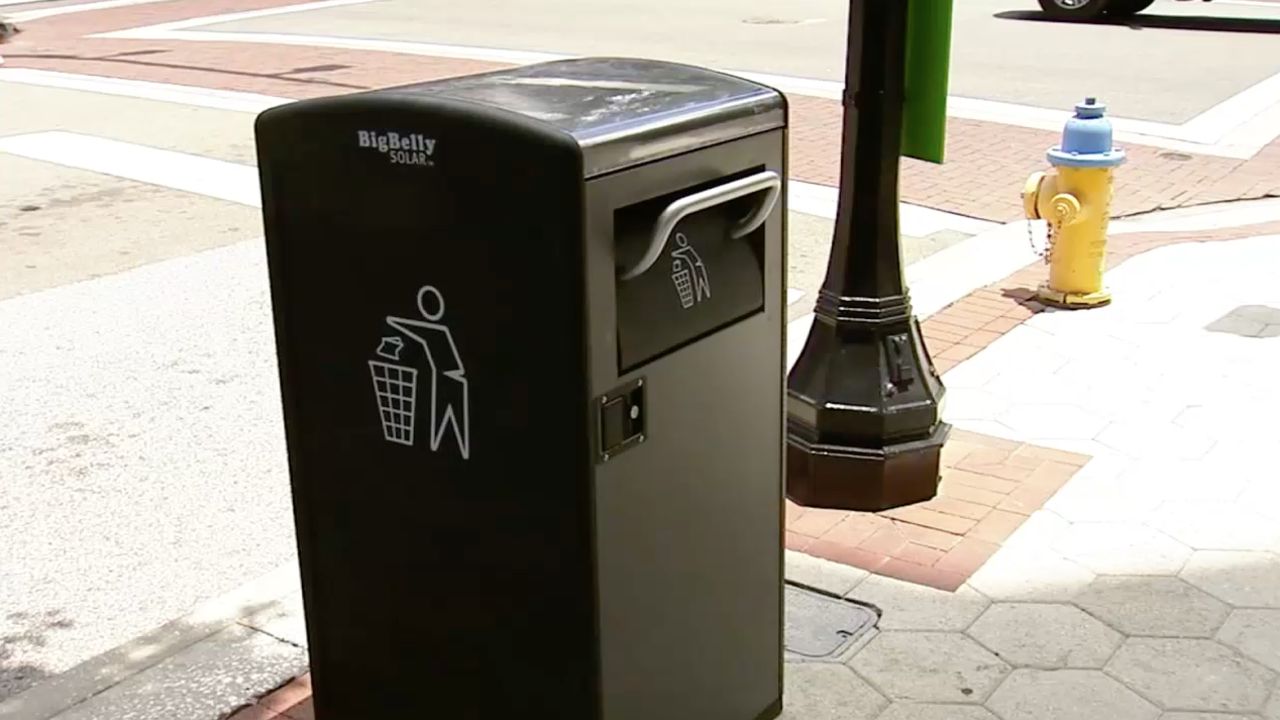 WATCH: New "smart" trash cans can text you when they are full | FOX 5 ...