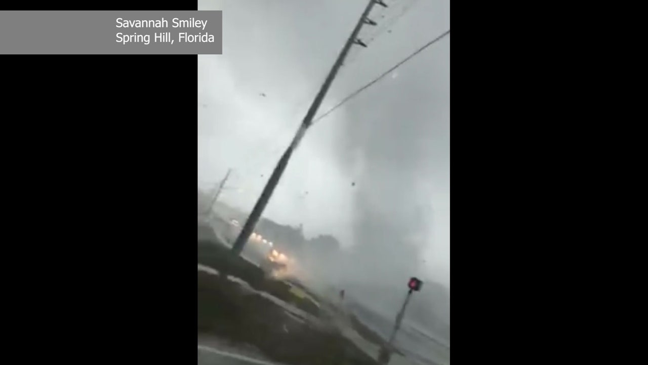 Watch: Tornado crosses intersection in Spring Hill | FOX 5 New York