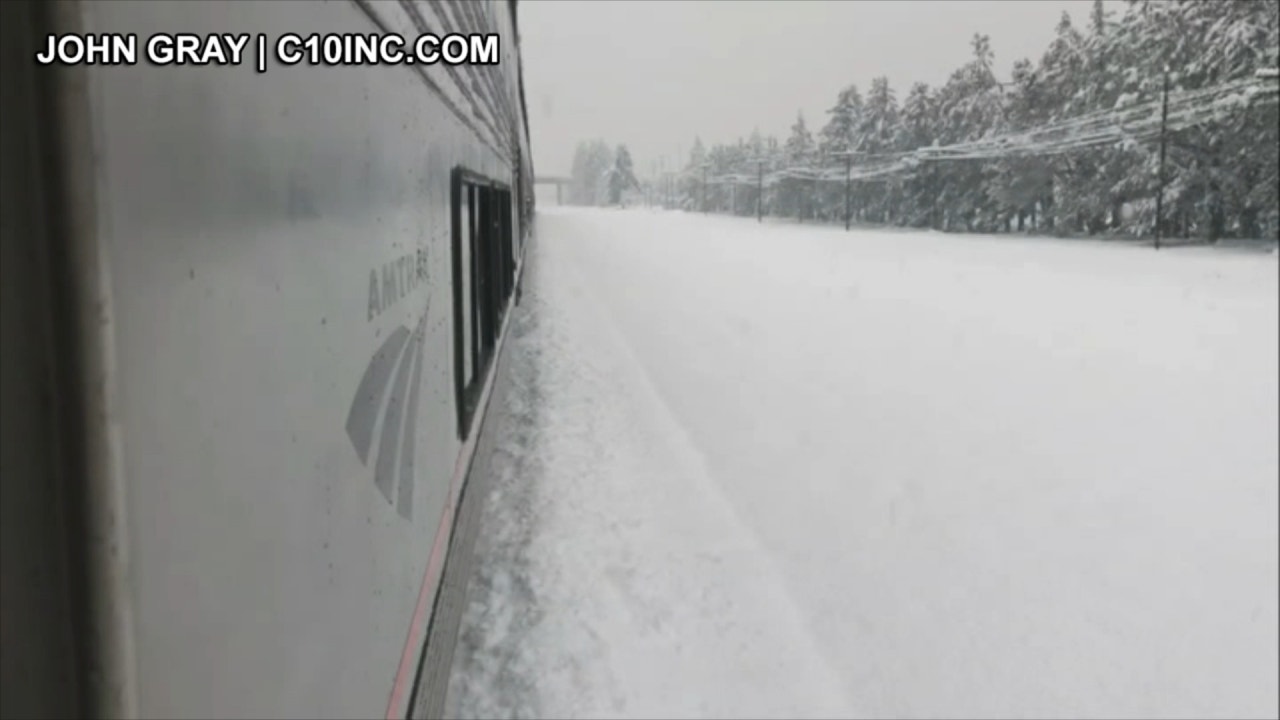 Amtrak train stuck in Oregon mountains for 36 hours