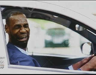 Lebron James Crying Gif