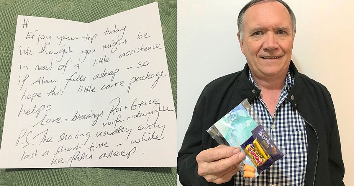 Teen makes snoring stepfather hand out 'care packages,' earplugs to ...