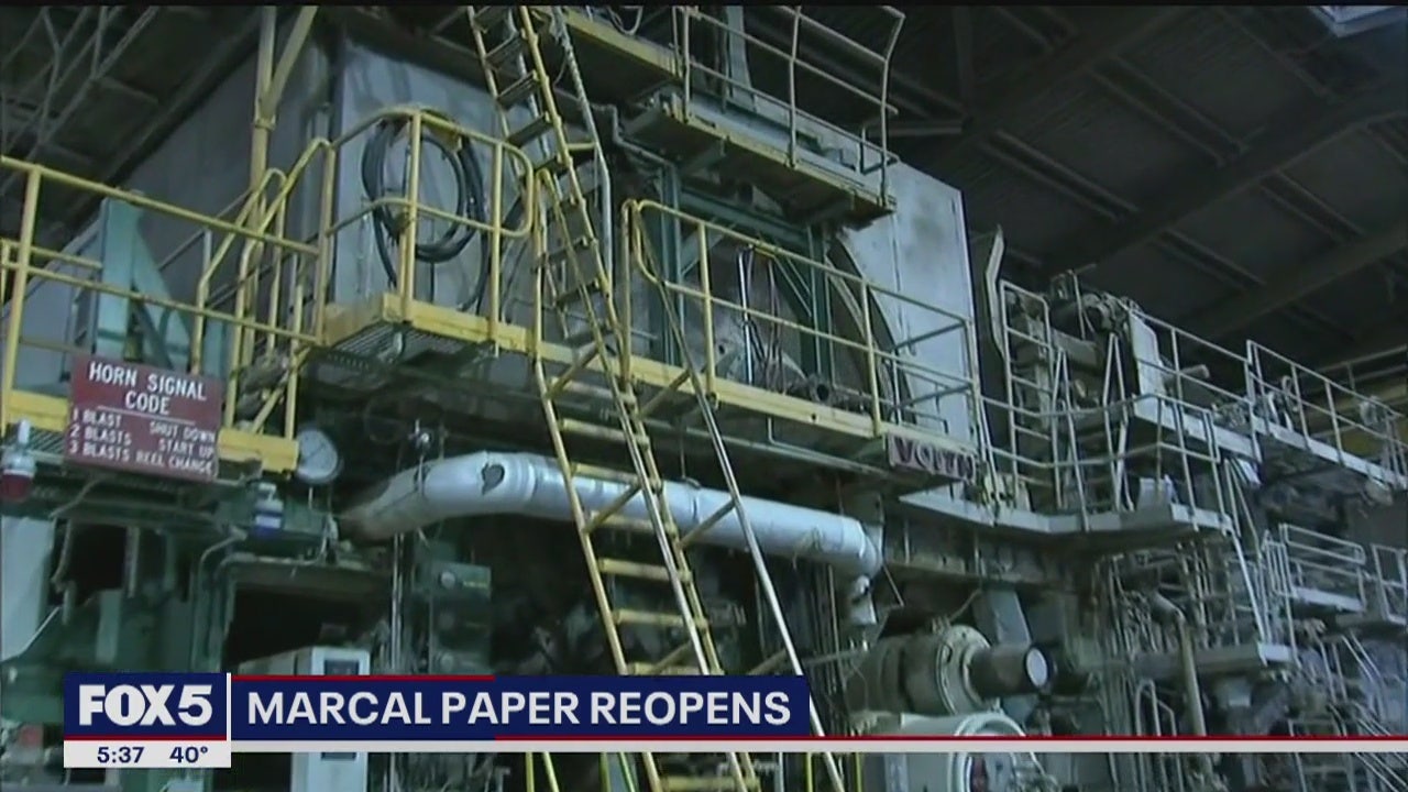 Marcal paper plant reopens