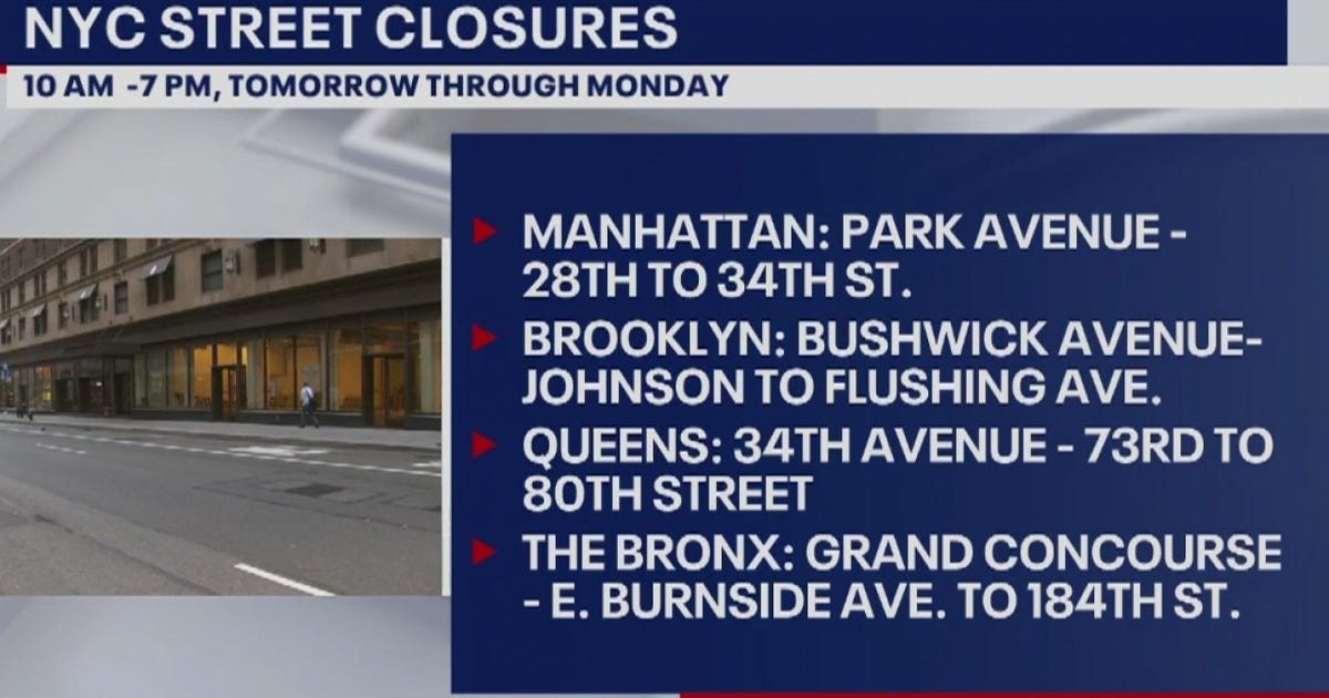 NYC testing street closures in Manhattan, Brooklyn, Queens, Bronx | FOX ...